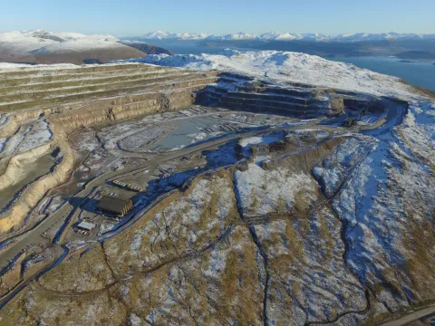 Glensanda coastal quarry